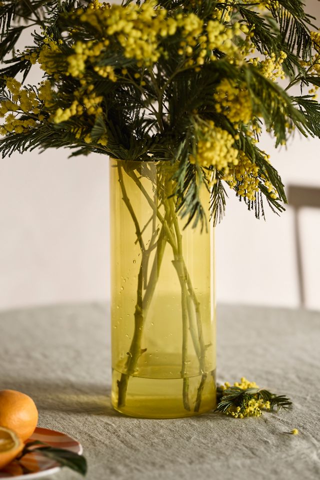 Colorful Glass Column Vase | Terrain