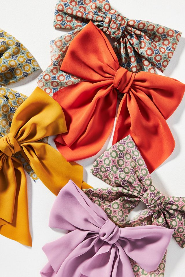 Chiffon Hair Bows, Set of 2 | Anthropologie