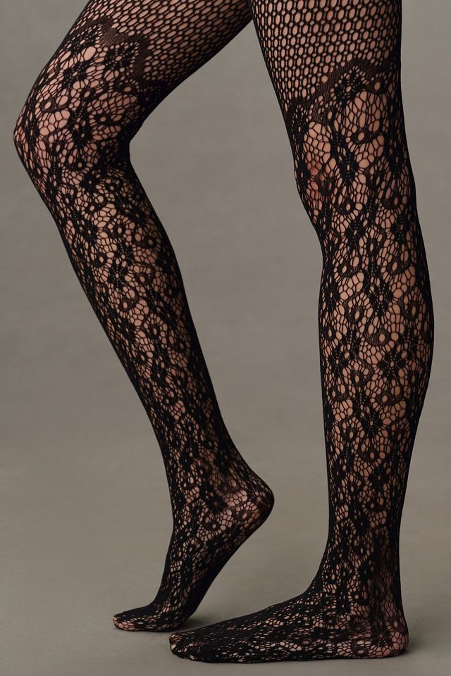 Wolford Flower Lace Tights | Anthropologie