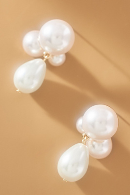 Bubble Cluster Pearl Earrings | Anthropologie