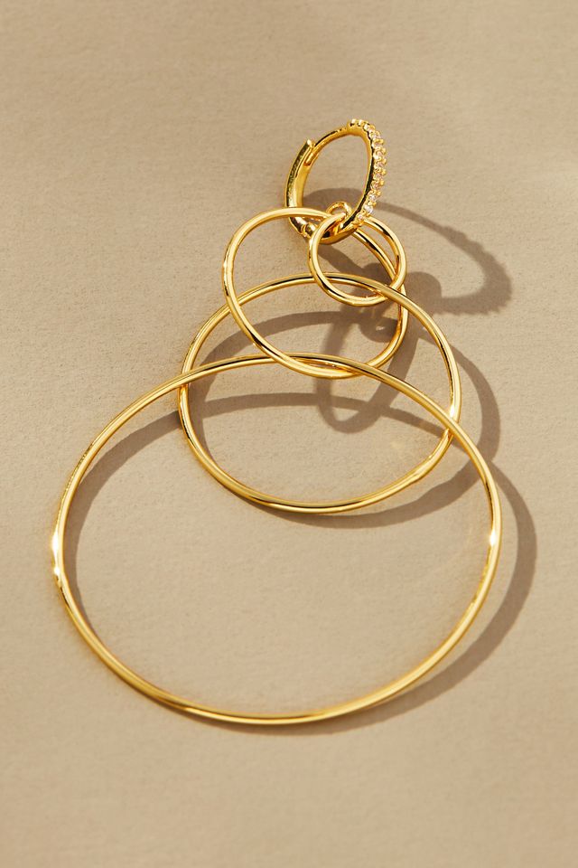 Linked Spheres Drop Earrings | Anthropologie