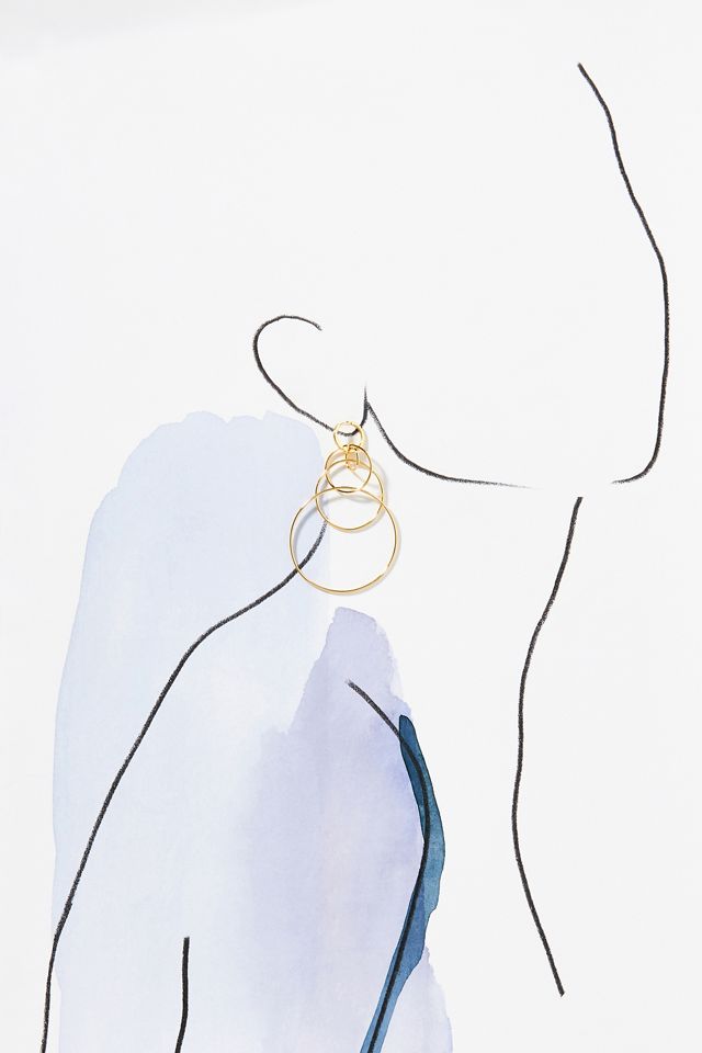 Linked Spheres Drop Earrings | Anthropologie