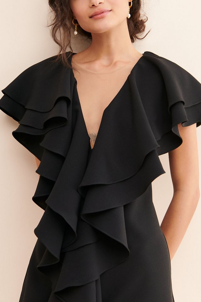 Zéta Lia Ruffle Mini Dress | Anthropologie