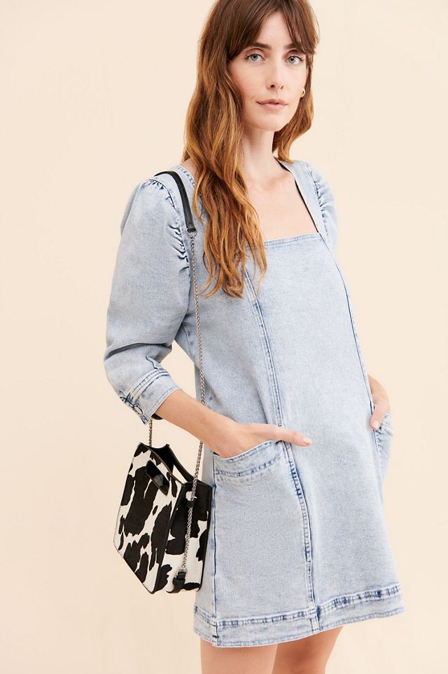 Steele Acid Wash Mini Dress | Anthropologie