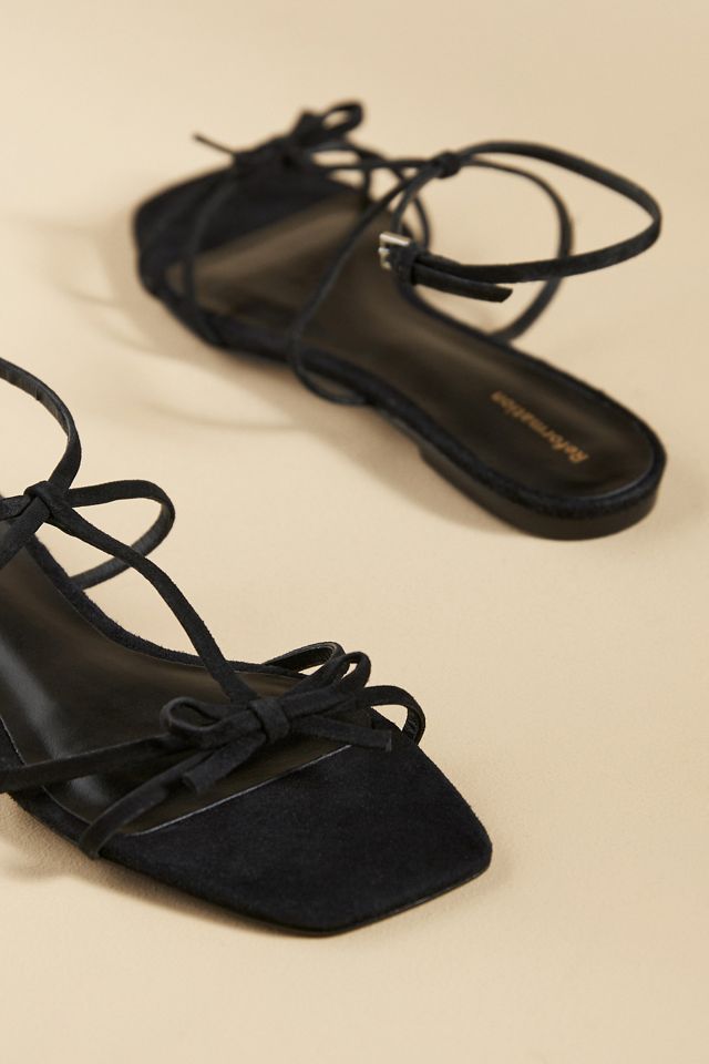 Reformation Maya Bow Sandals | Anthropologie