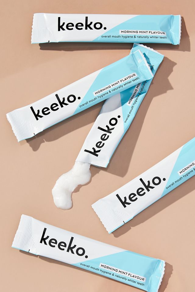 Keeko Morning Mint Oil Pulling Mouthwash Sachets | Anthropologie