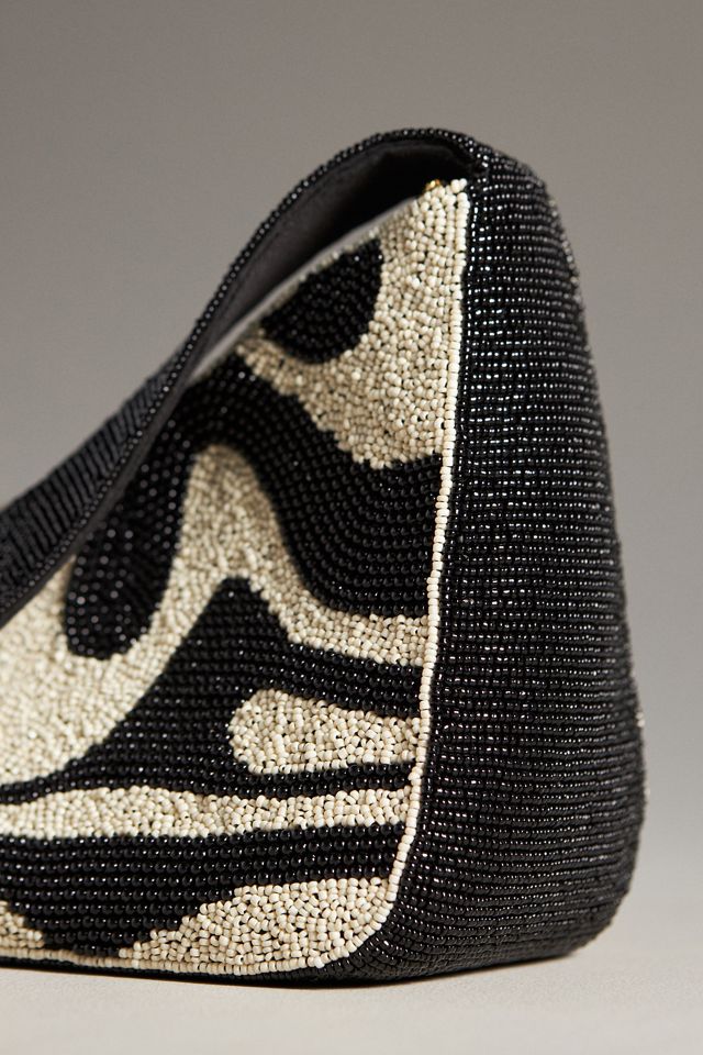 Asymmetric Beaded Shoulder Bag | Anthropologie