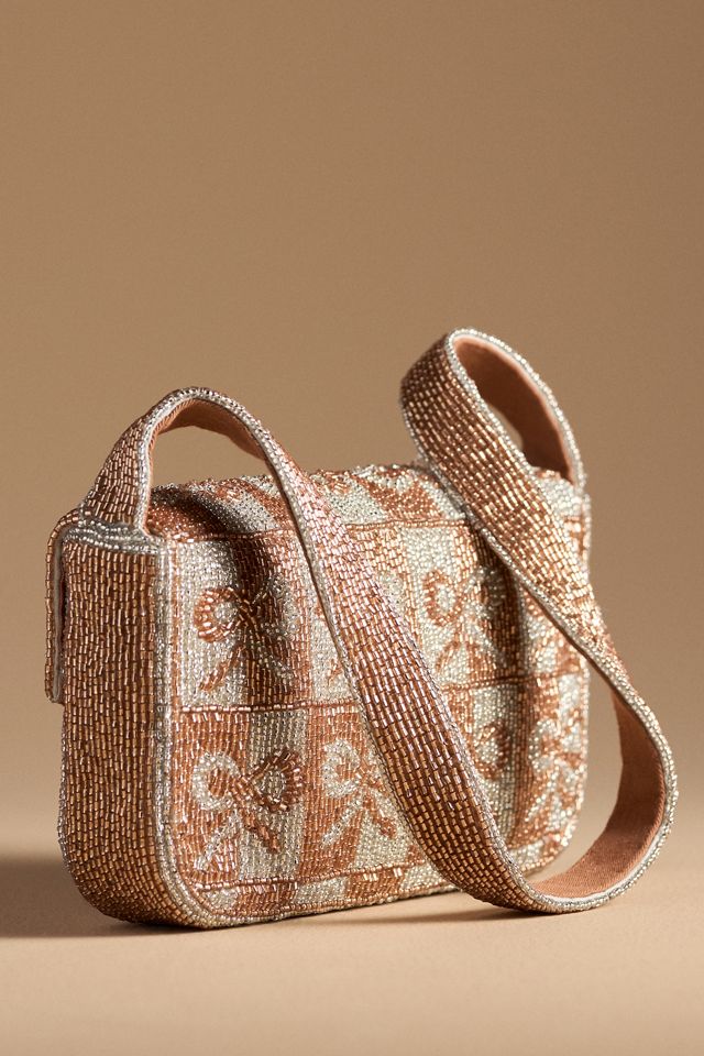 The Fiona Shoulder Bag: Metallic Bow Edition | Anthropologie