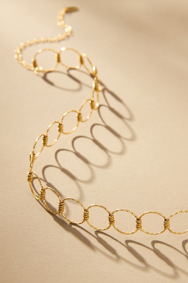 Weightless Link Choker Necklace | Anthropologie