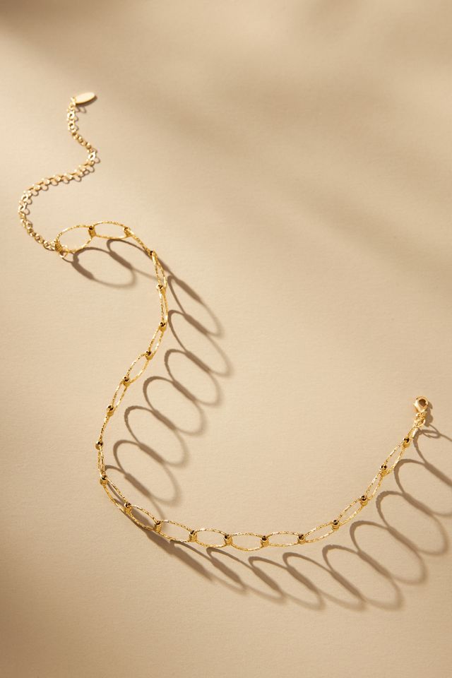Weightless Link Choker Necklace | Anthropologie