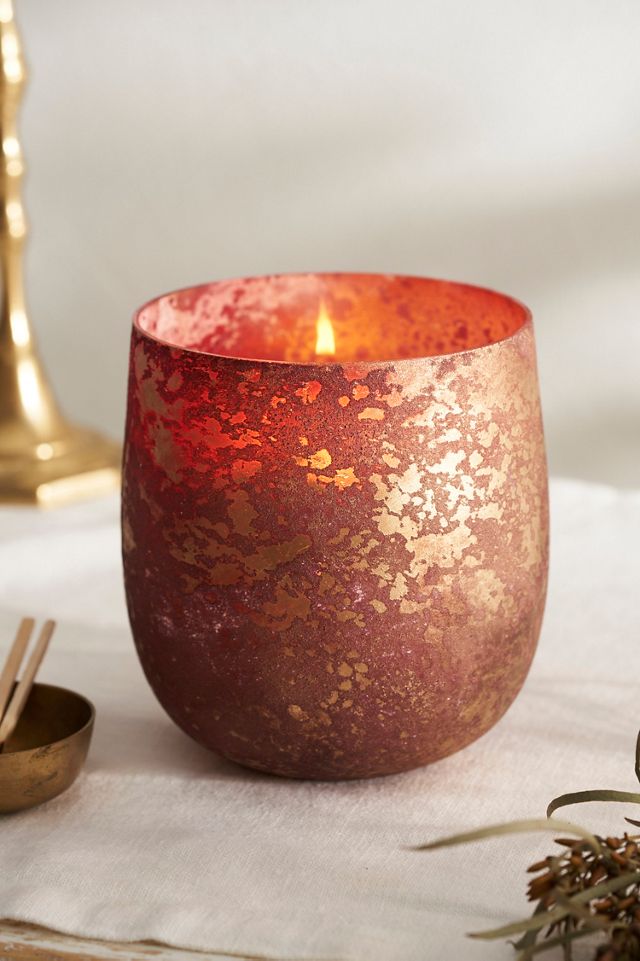 Distressed Copper Votive Holder | Terrain
