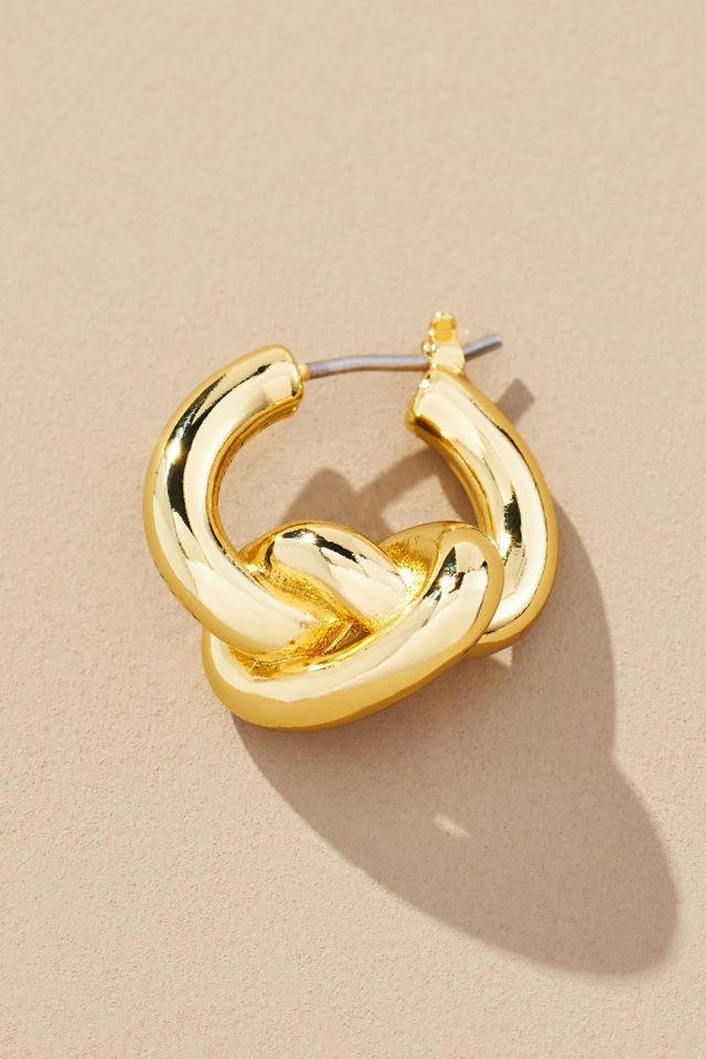 Clare V. Le Knot Hoop Earrings | Anthropologie