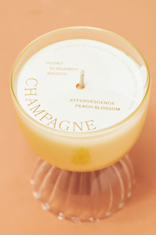 Rewined Champagne Coupe Glass Candle | Anthropologie