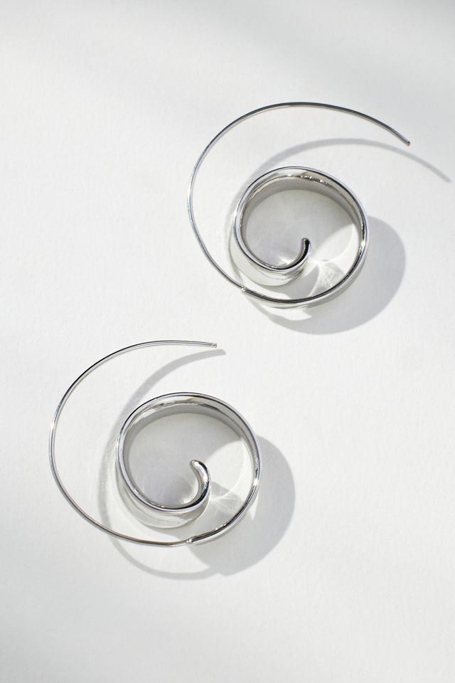 Thick Spiral Threader Earrings | Anthropologie