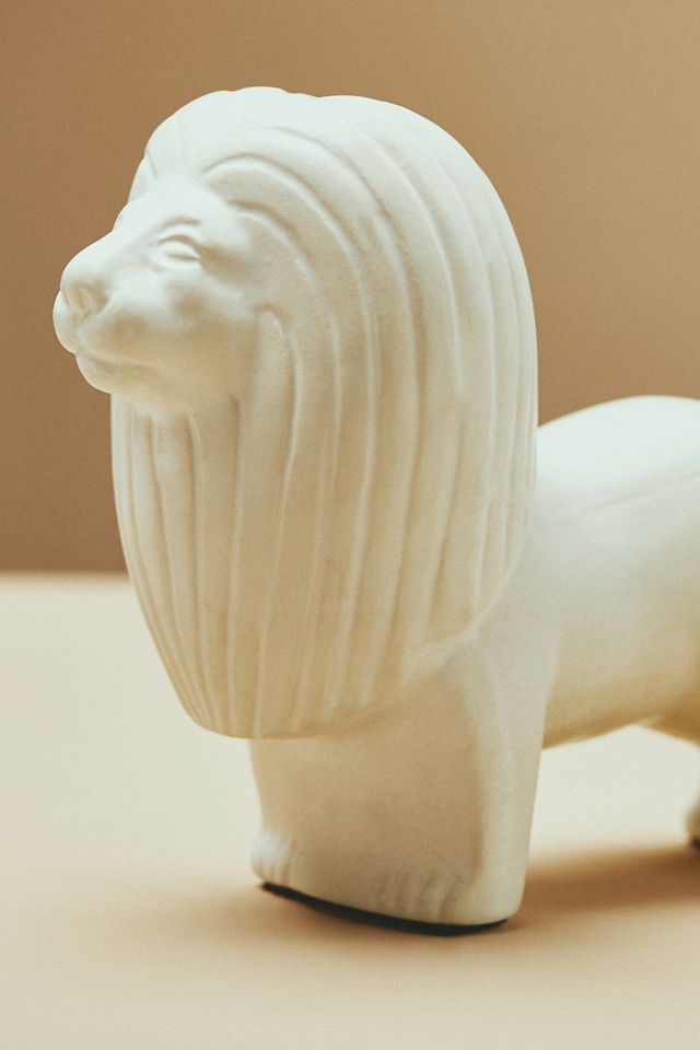 White Lion Decorative Object | AnthroLiving