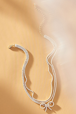 Bow Chain Necklace | Anthropologie