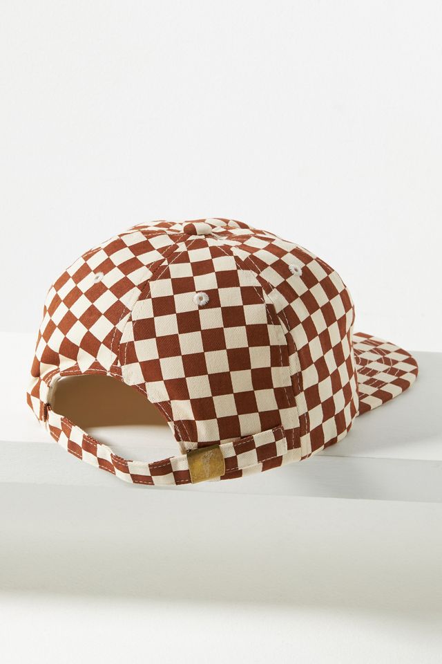 Ascot + Hart Checkered Heart Cap | Anthropologie