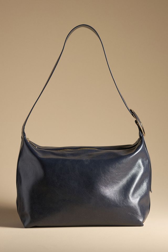 Round Buckle Slouchy Bag | Anthropologie