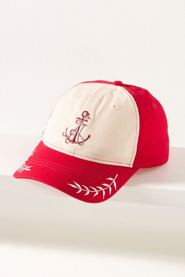 Coney Island Picnic Nautical Monogram Cap | Anthropologie