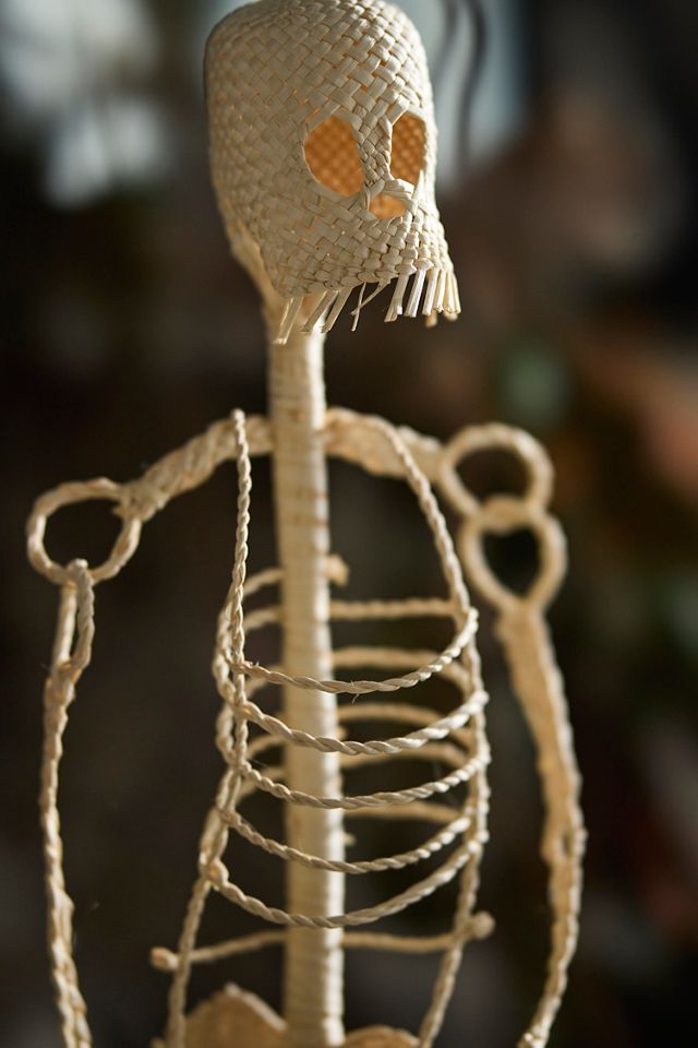 Hanging Woven Palm Skeleton | AnthroLiving