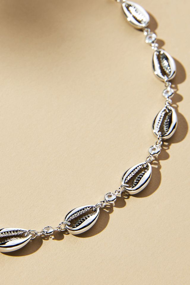 Crystal Puka Shell Necklace | Anthropologie