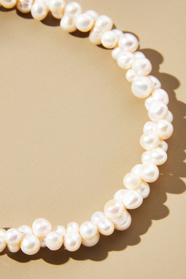 GISEL B. Rita Pearl Cluster Necklace | Anthropologie