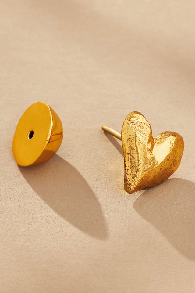 ALÉMAIS Heart Stud Earrings | Anthropologie