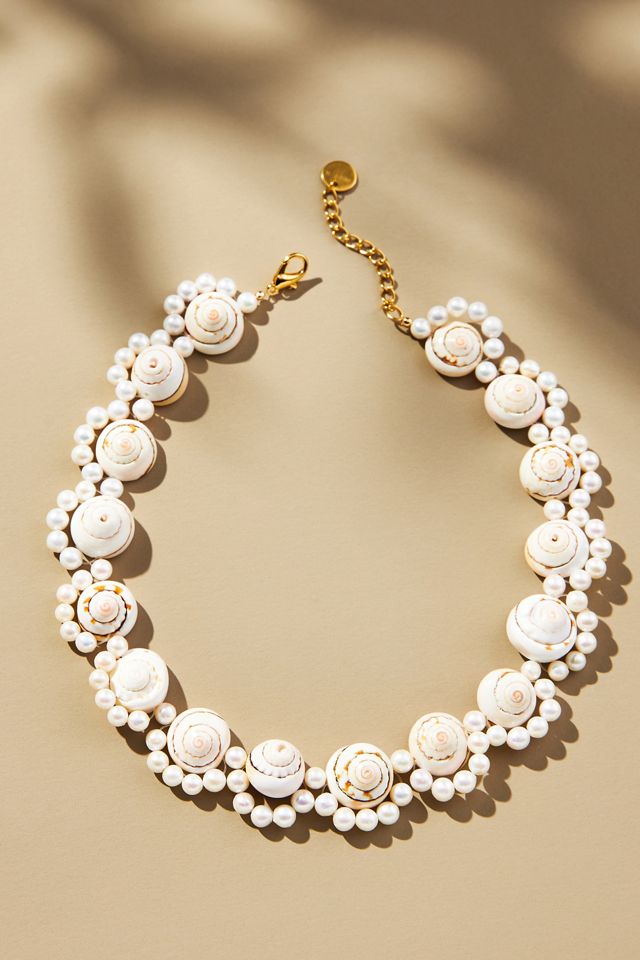 GISEL B. Ali Shell Choker Necklace | Anthropologie