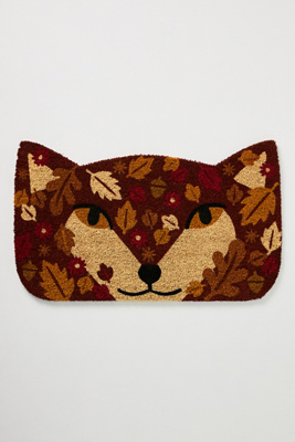 Autumn Fox Doormat | Anthropologie