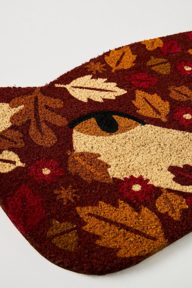 Autumn Fox Doormat | AnthroLiving