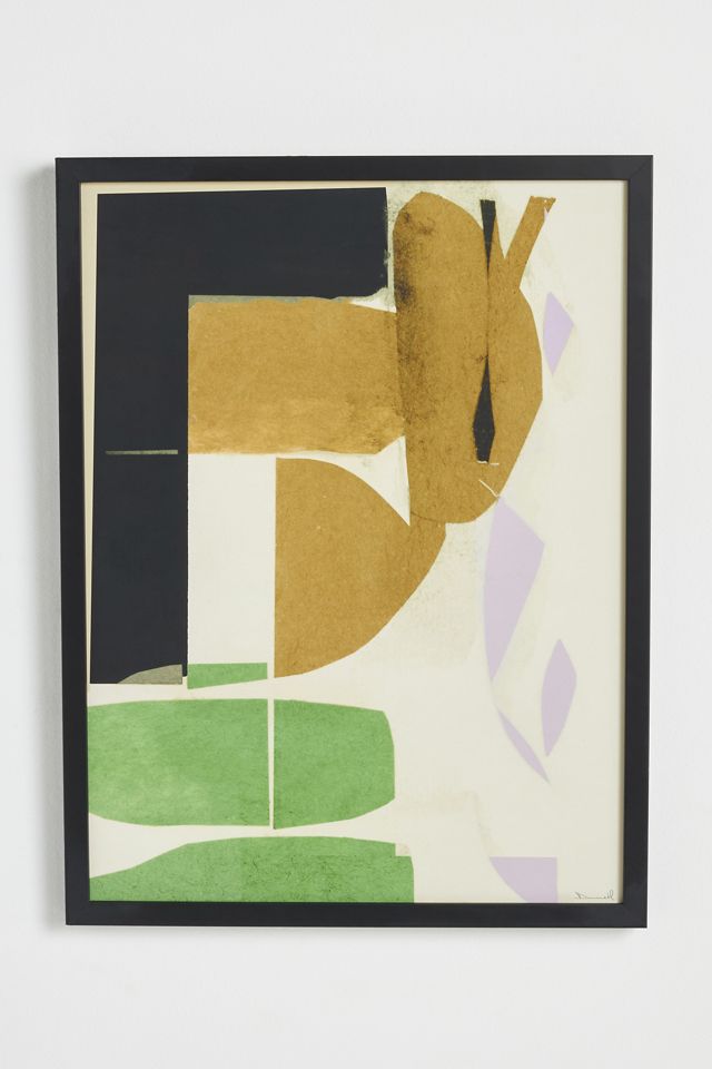 Collaged Shapes Wall Art | AnthroLiving