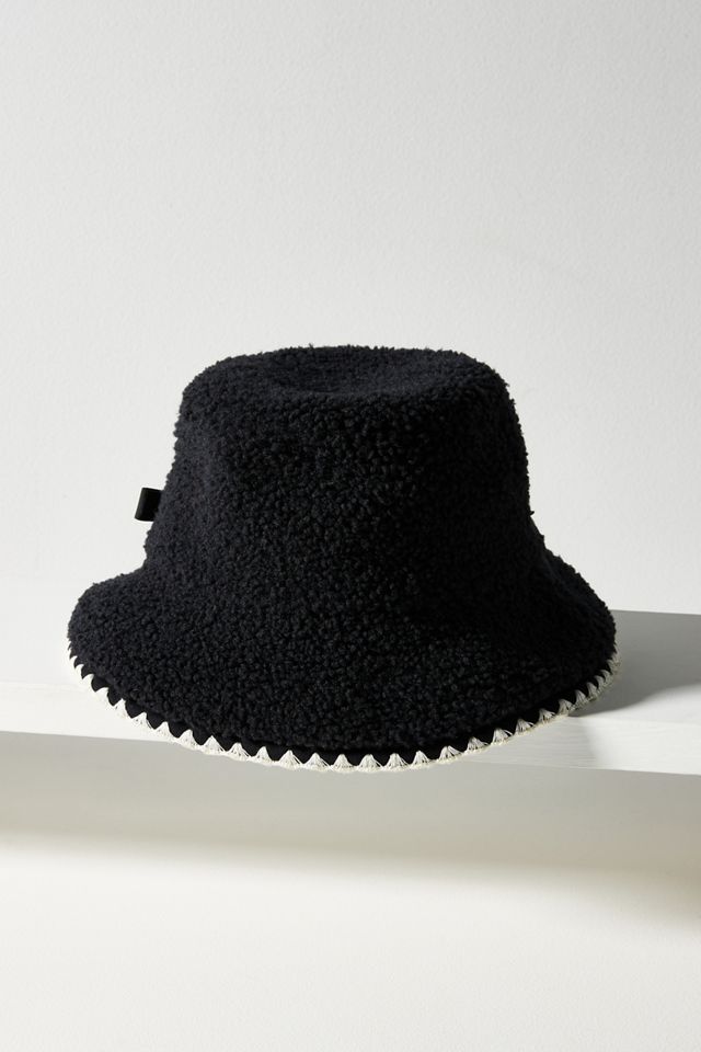 UGG® Sherpa Scallop Bucket Hat | Anthropologie