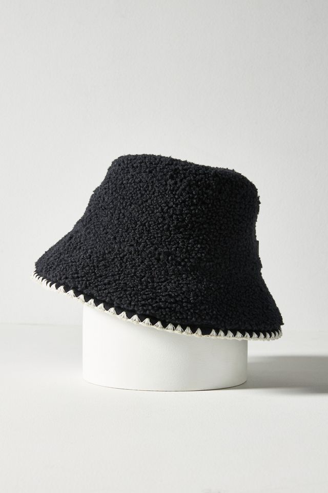 UGG® Sherpa Scallop Bucket Hat | Anthropologie
