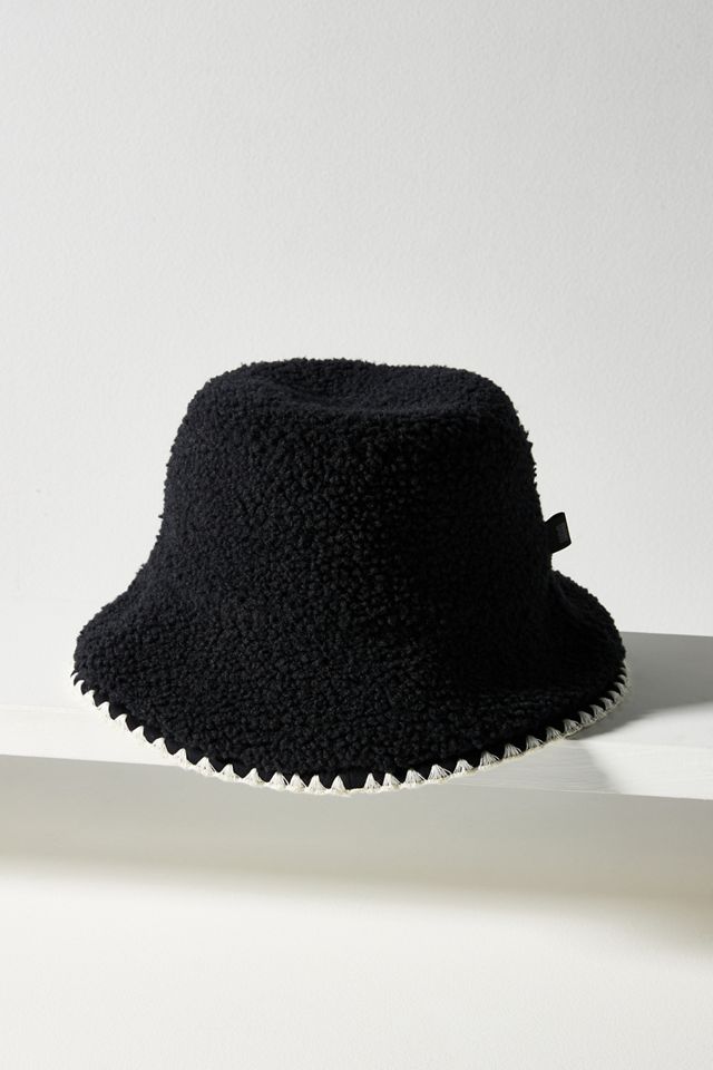 UGG® Sherpa Scallop Bucket Hat | Anthropologie
