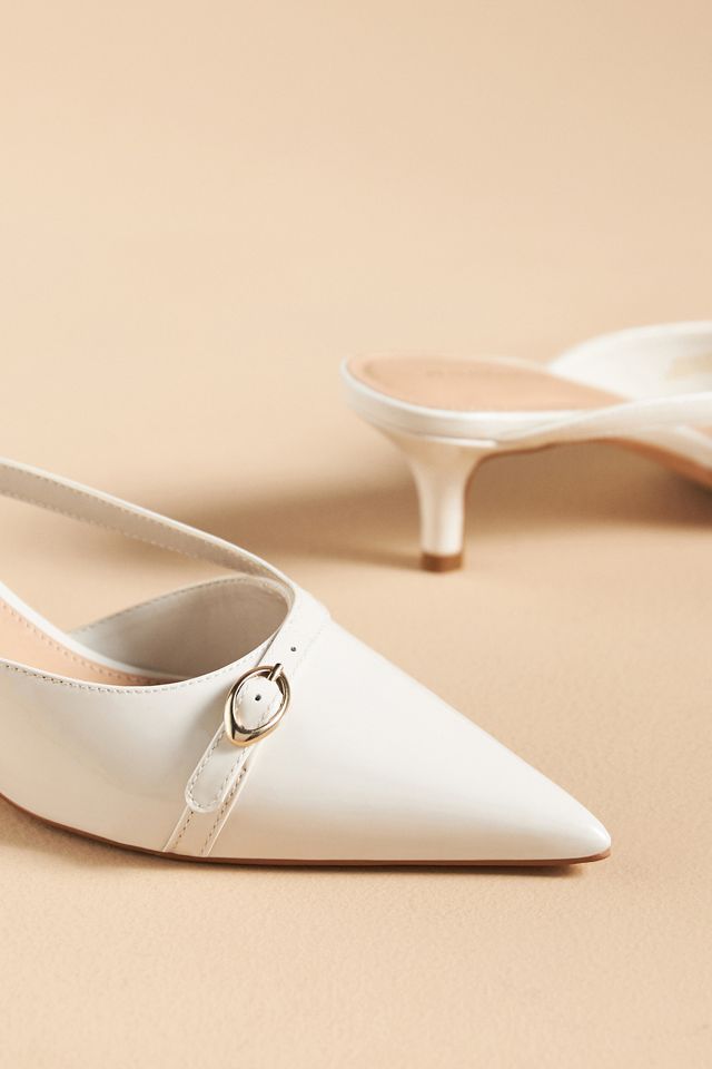 Pointed-Toe Mule Heels | Anthropologie