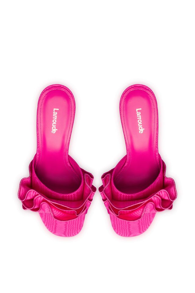 Larroudé Colette Ruffle Sandal | Anthropologie