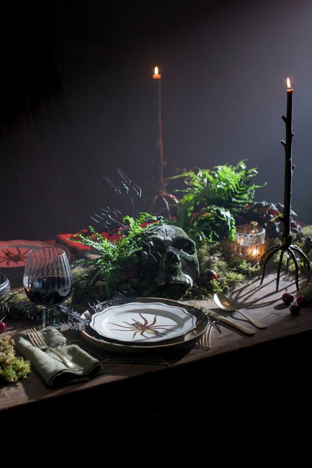 Mossy Metal Skull | AnthroLiving