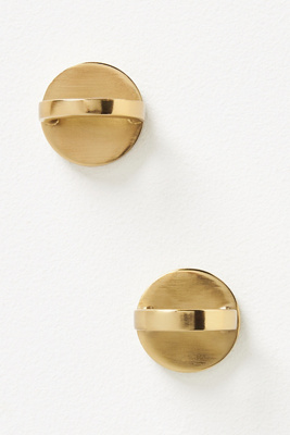 Yuna Brass Kitchen Knobs, Set of 2 | AnthroLiving
