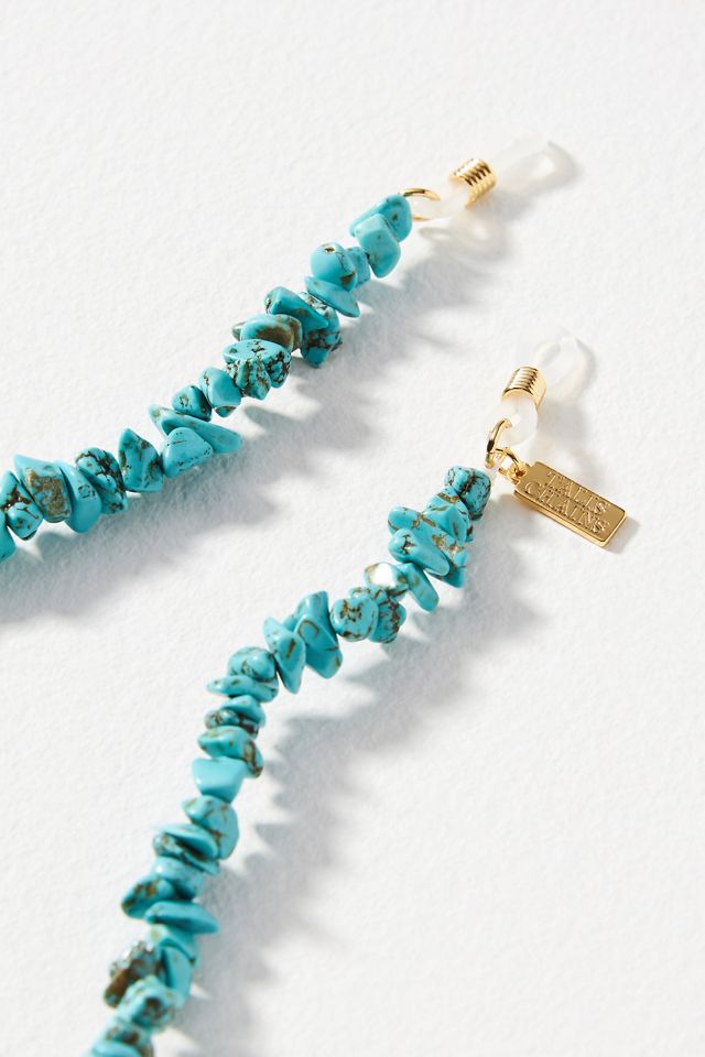 Talis Chains Turquoise Chip Stone Sunglasses Chain | Anthropologie