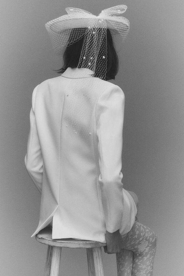 Twigs & Honey Vintage Veiled Bridal Mini Hat | Anthropologie