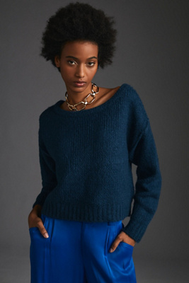 Maeve Boatneck Knit Sweater | Anthropologie