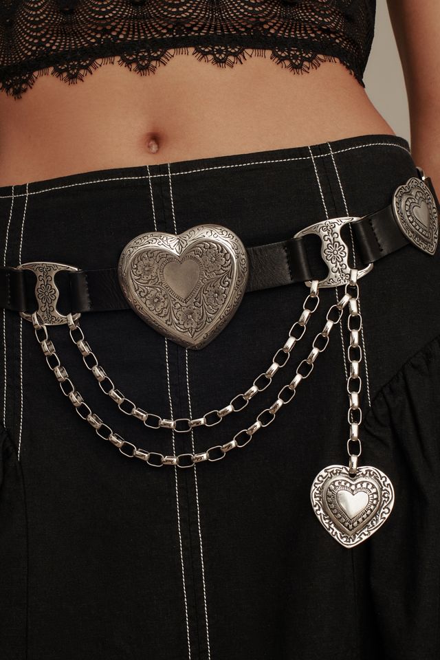 Streets Ahead Mia Heart Belt | Anthropologie