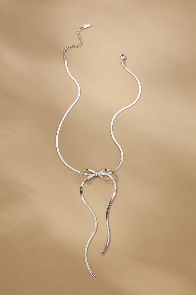 Bow Chain Necklace | Anthropologie