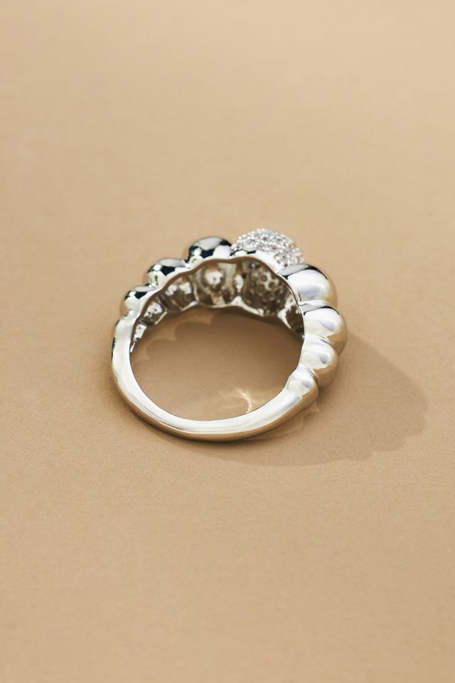 Pavé Ball Ring | Anthropologie
