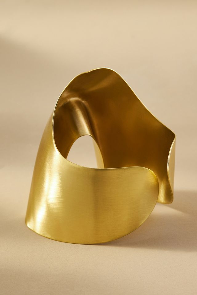 Sibilia Large Pinch Cuff Bracelet | Anthropologie
