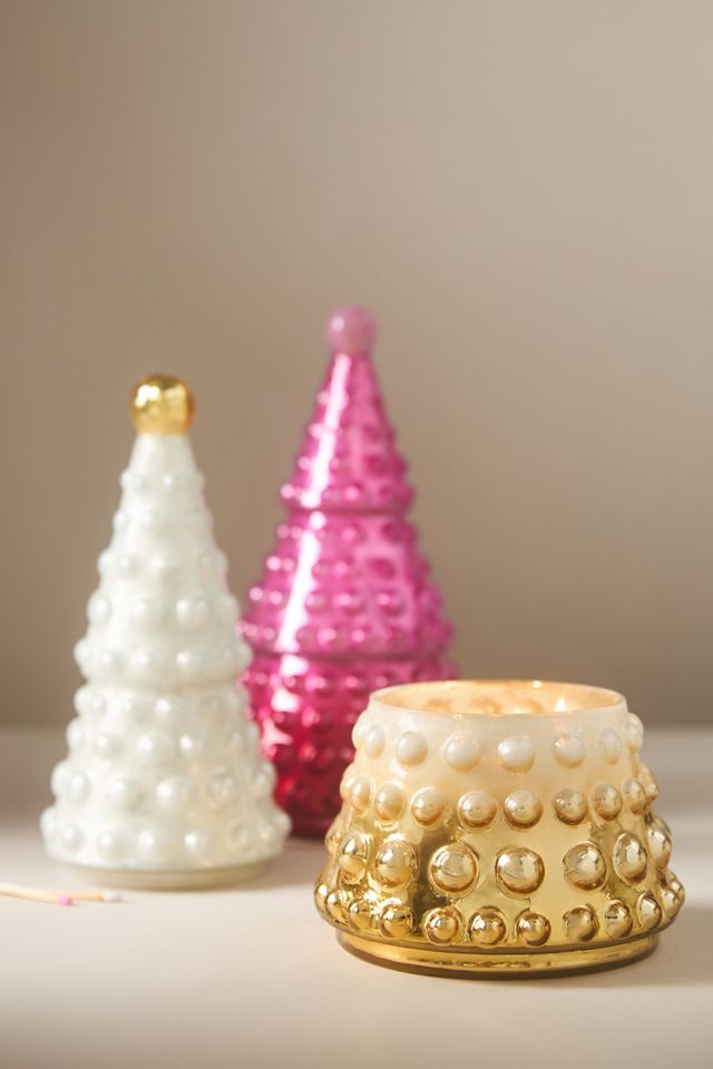 Hallorm Bubble Tree Fruity Plum & Fir Balsam Glass Candle | Anthropologie