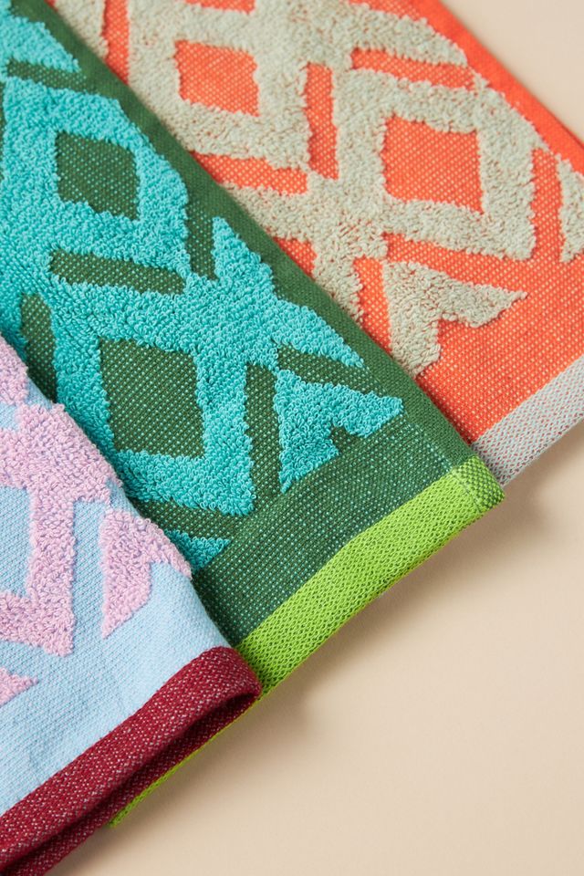 Terry Jacquard Dish Towels, Set of 6 | Anthropologie