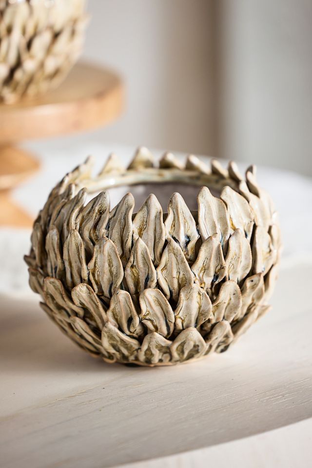 Petals Glazed Ceramic Pot | Terrain