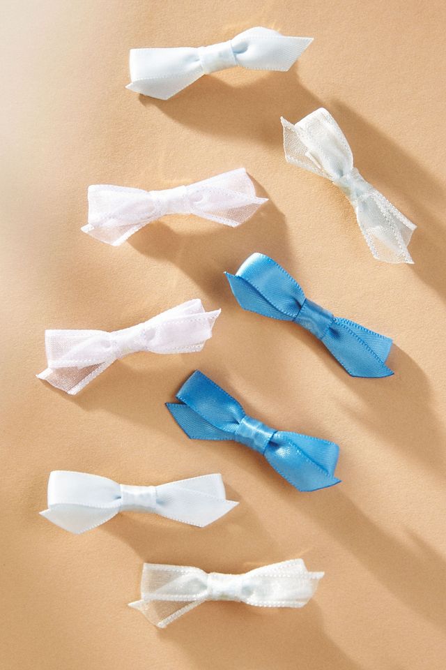 BHLDN Tiny Bows, Set of 8 | Anthropologie