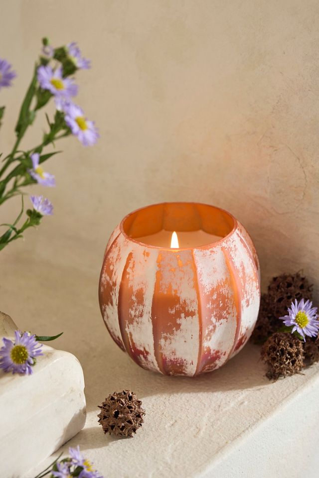 Glass Pumpkin Candle | Terrain